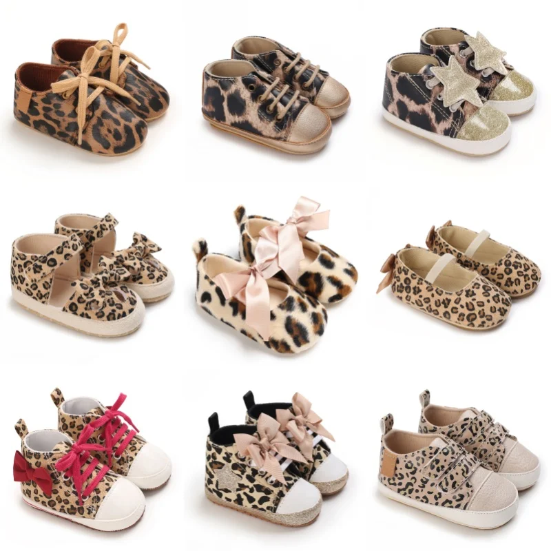 Baby girl's Boy Casual Leopard Print Comfortable Sports Shoes ...