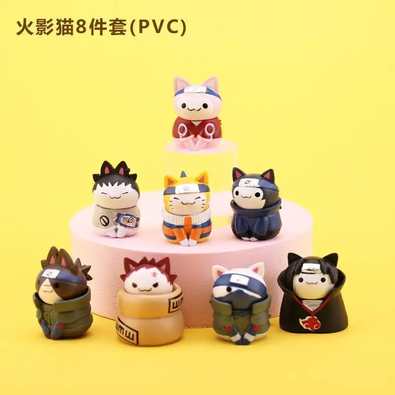 New-anime-Naruto-doll-Cute-handmade-cake-decoration-Naruto-cat-model ...