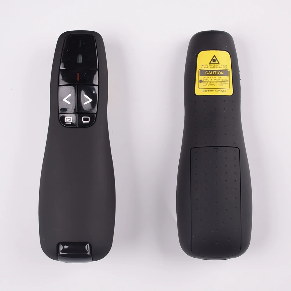 무선 발표자 포인터 Ppt 펜 슬라이드 파워포인트 클리커 Usb 원격 제어 빨간색 펜 프레젠테이션 R400 신제품