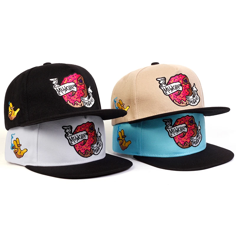 Hip-hop-hat-summer-outdoor-sun-hats-donut-embroidery-baseball-cap-men ...