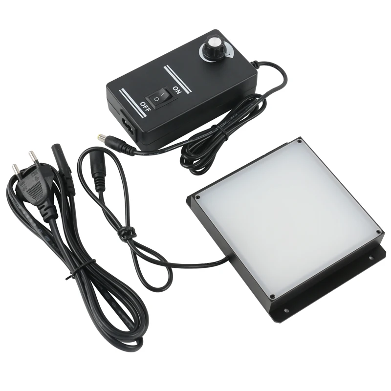 Adjustable Microscope Light Source 100x100mm Square LED Illuminator ...
