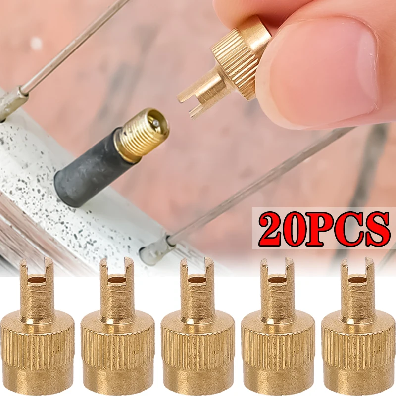 20pcs-Car-Motorcycle-Tire-Valve-Cap-with-Core-Removal-Tool-Slot-Head ...