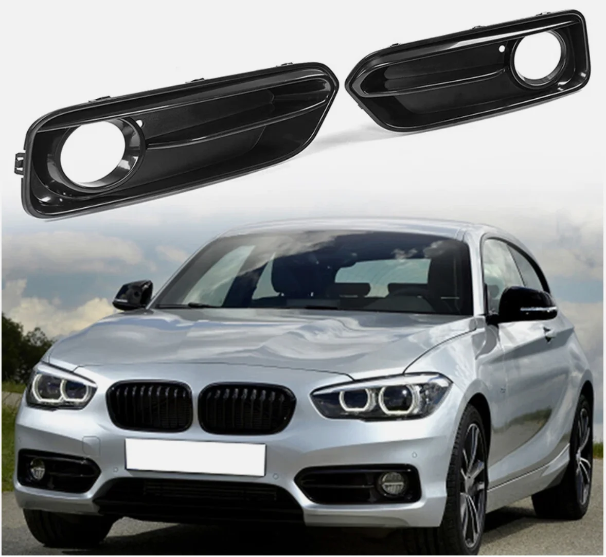 Rejilla de cubierta de faro antiniebla delantero para BMW Serie 1 F20 ...