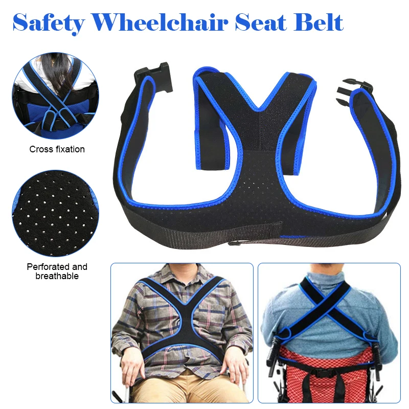 Wheelchair Seat Belt Breathable Anti-Slip Wheelchair Strap for Elderly ...