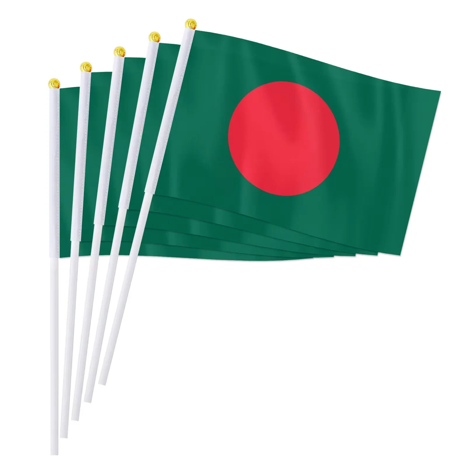 14*21cm Bangladesh Hand Flag, Bangladeshi National Flag World Countries ...