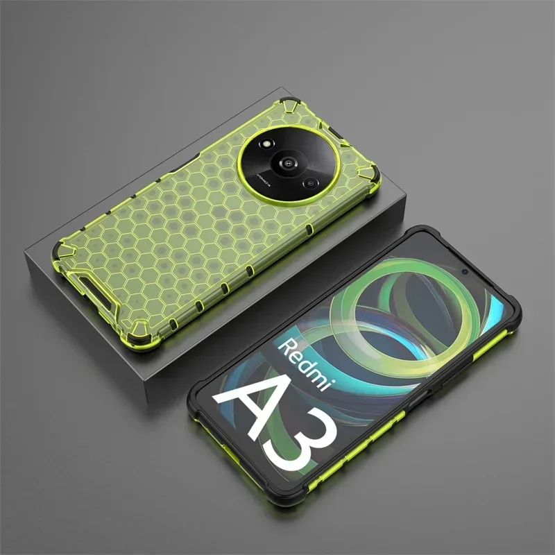 Luxury Transparent Shockproof Armor Cases for RedmiA3 Redmy Redme A3 A ...
