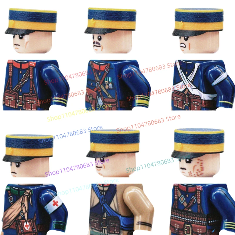 MOC New Military Limited Edition Building Block Doll Mini Doll ...