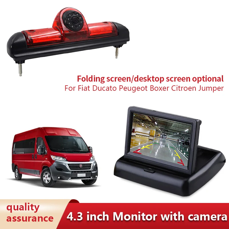 Car Brake Light Rear View Camera Night Vision Reverse For Fiat Ducato ...