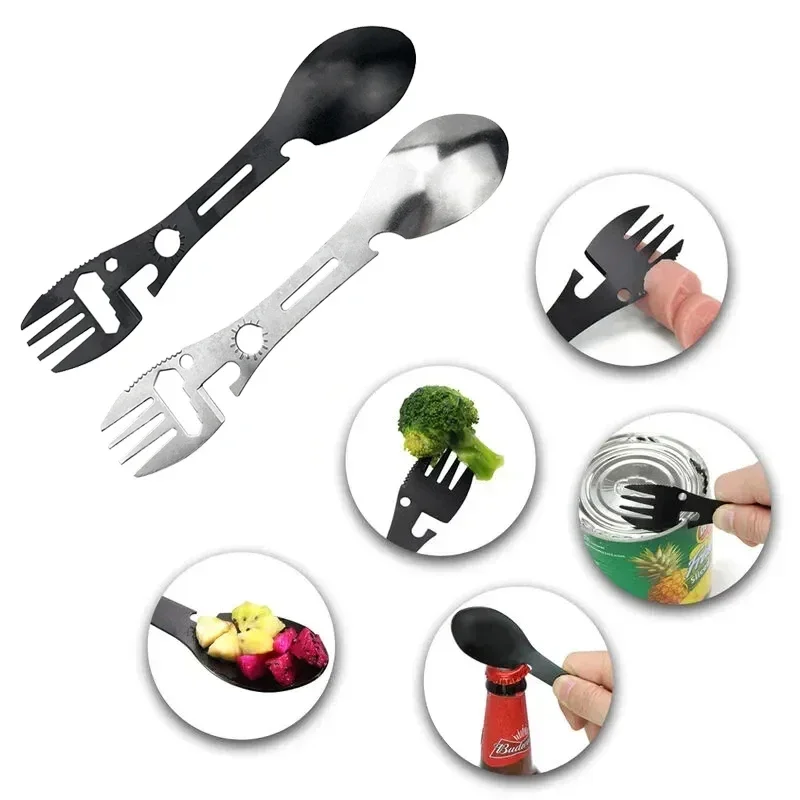 10-In-1-Utility-Tactical-Spork-Camping-Fork-Spoon-Multi-Function-Spoon ...