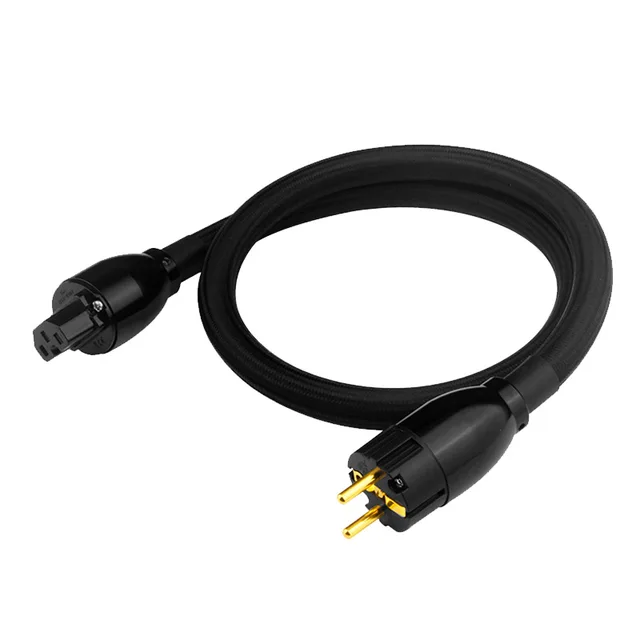 HIFI EU Schuko Power Cable 2.0 M HIFI Power Cable Upgrade AC Power Cord ...