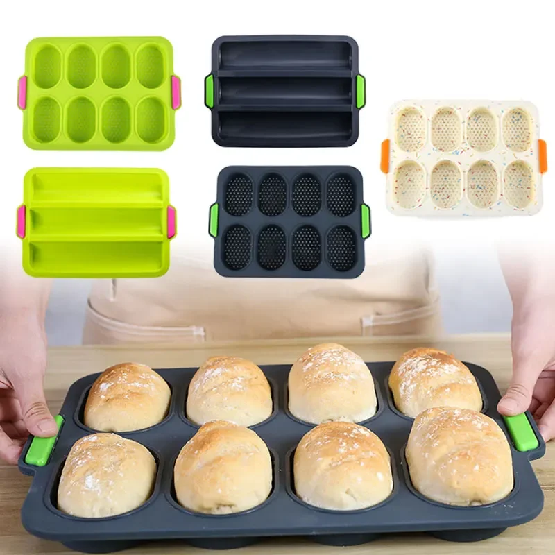 Silicone-Baking-Tray-Bakeware-Non-stick-Mold-Styles-for-Baking-French ...