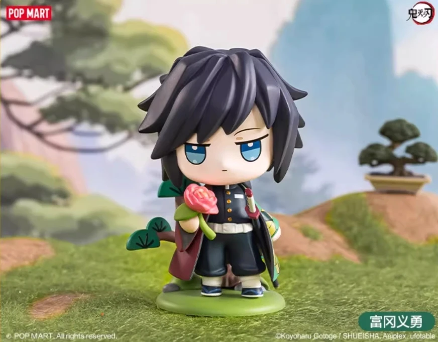 POPMART Demon Slayer Series Blind Box Toys Tanjirou Inosuke Zenitsu ...
