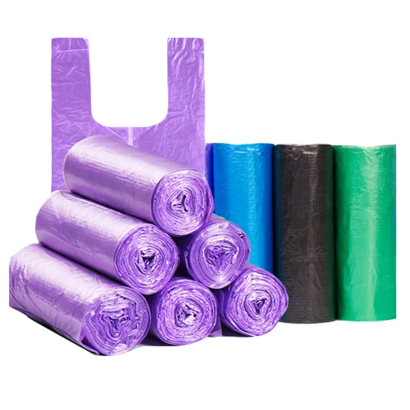 5-Rolls-1-pack-100Pcs-Household-Disposable-Trash-Pouch-Kitchen-Storage ...