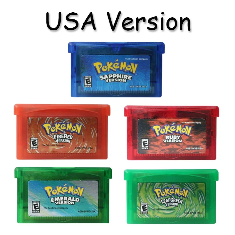 Pokemon-Series-GBA-Game-32-Bit-Video-Game-Cartridge-Console-Card-Ruby ...