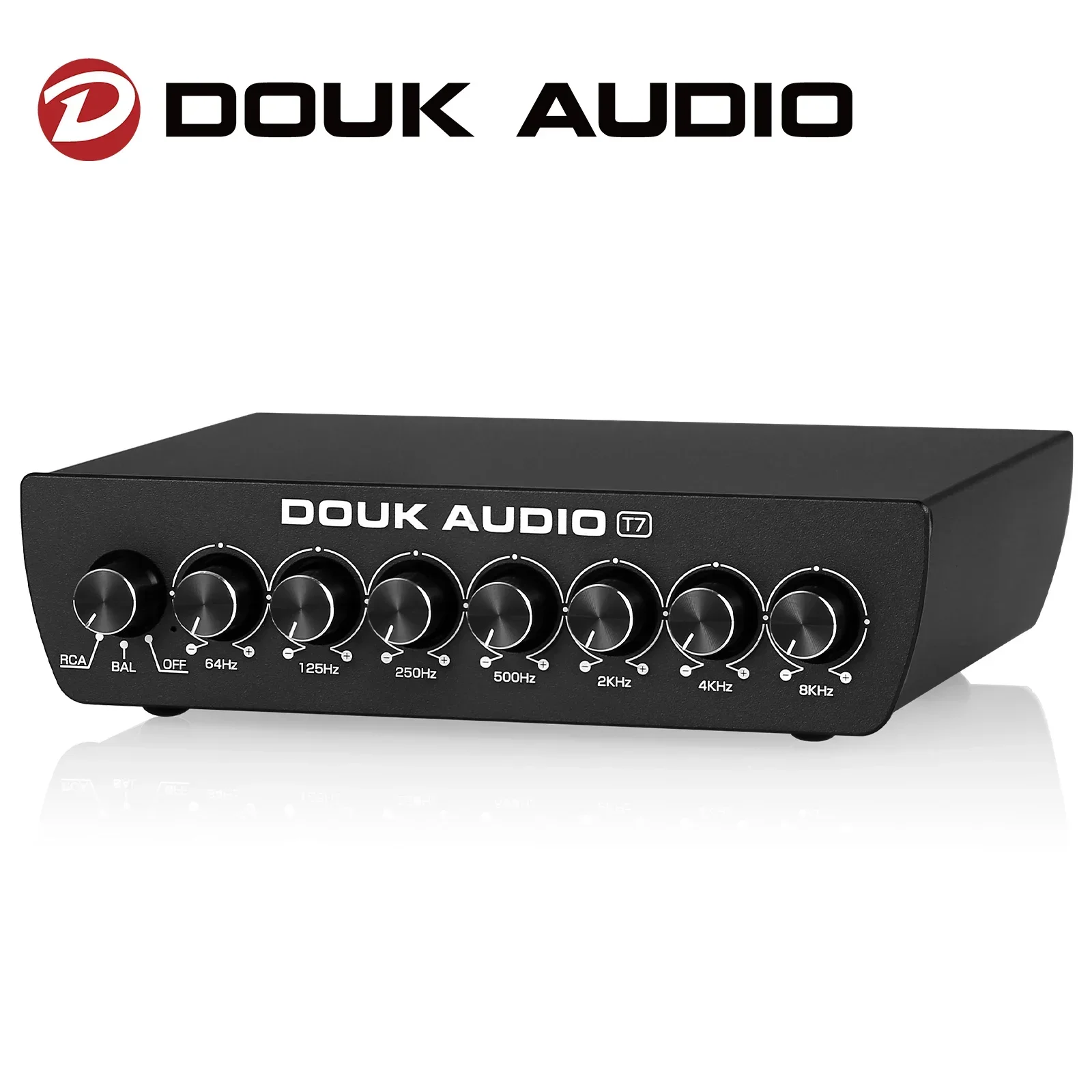 Douk-Audio-T7-7-Band-Equalizer-Balanced-XLR-RCA-Preamp-for-Home ...