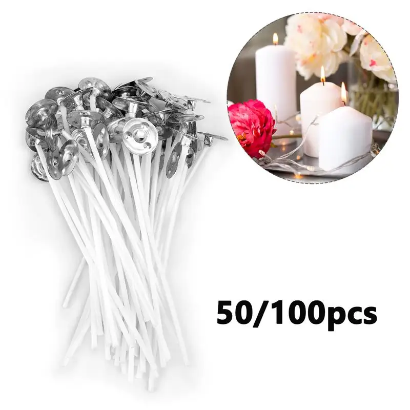 Smokeless-Candle-Wicks-2-6-20cm-Pre-Waxed-Cotton-Core-Wicks-With-Metal ...