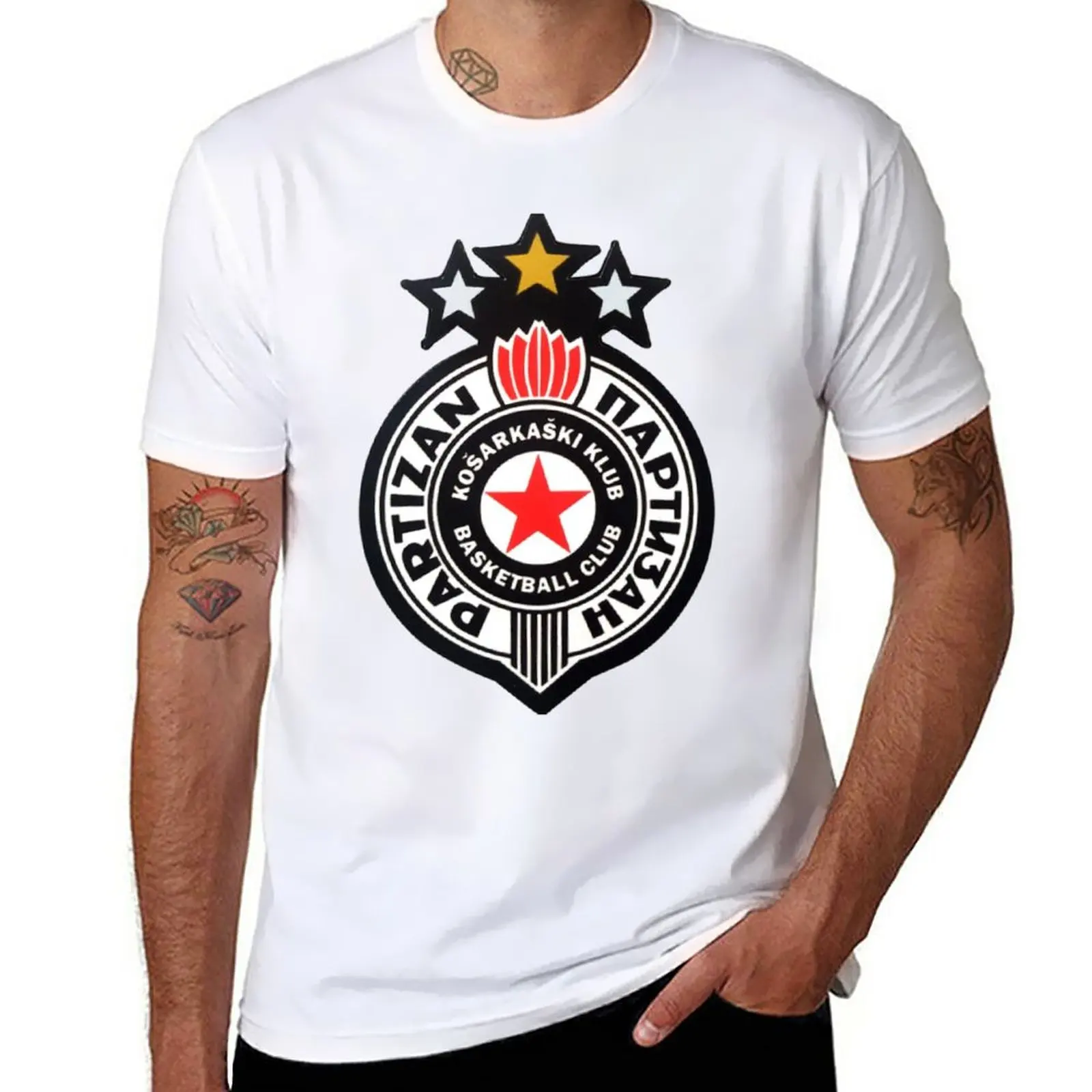 New-Basketball-Club-PARTIZAN-BELGRADE-KK-PARTIZAN-PARTIZAN-T-Shirt ...