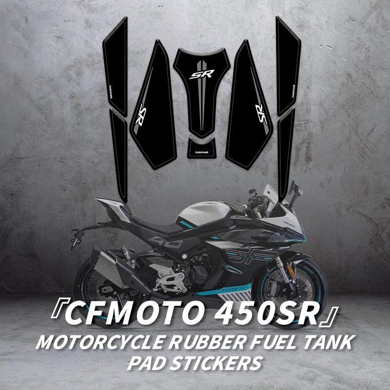 For-CFMOTO-450SR-SRS-Motorcycle-Accessories-Rubber-Gas-Tank-Decoration ...
