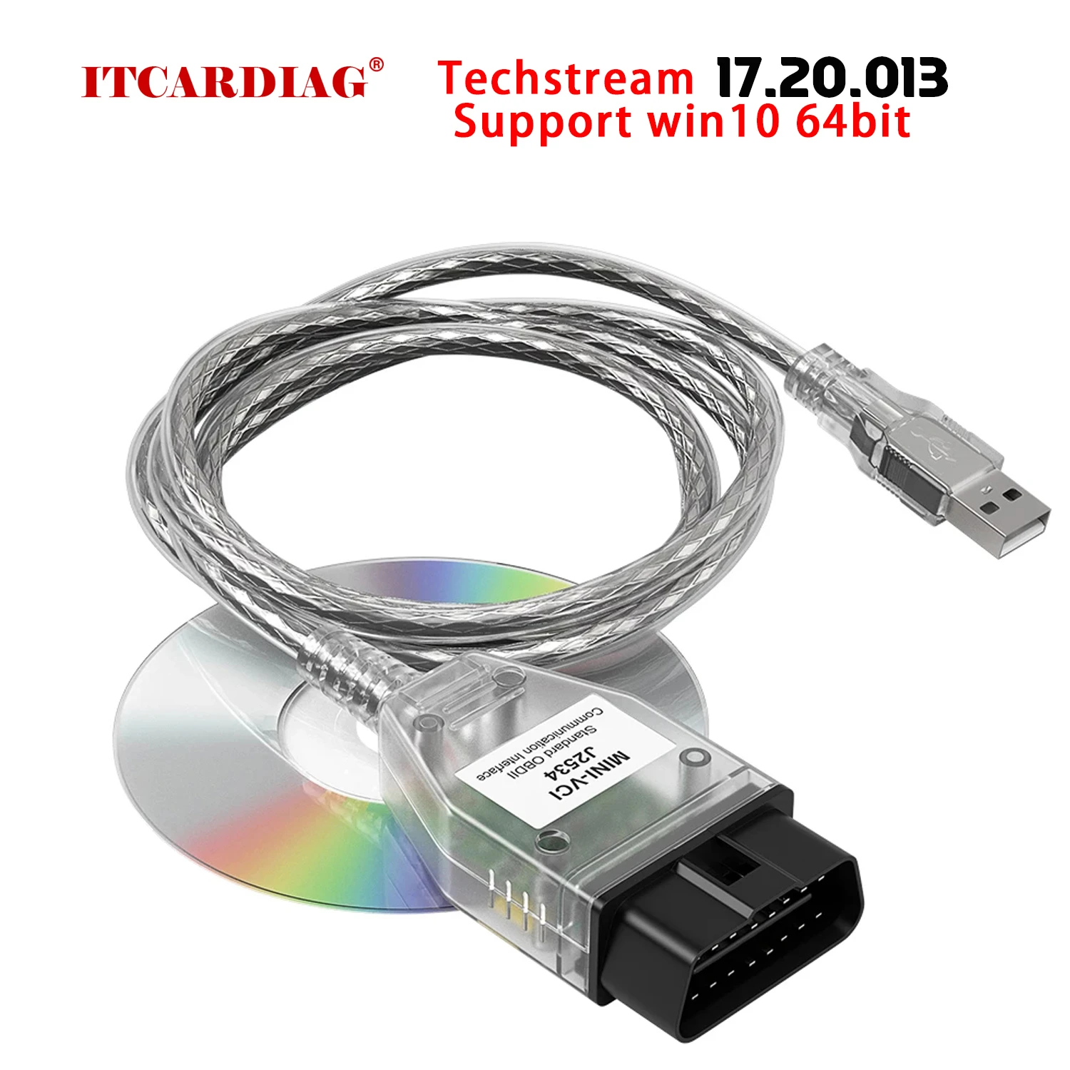 V17.00.020 Mini Vci For Toyota Tis Techstream Mini Vci Ftdi Ft232rl ...