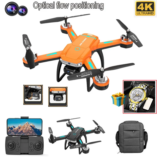 HK89 UAV professional 4K HD dual camera GPS 5G WIF wide-angle FPV obstacle avoidance quad rotor ...