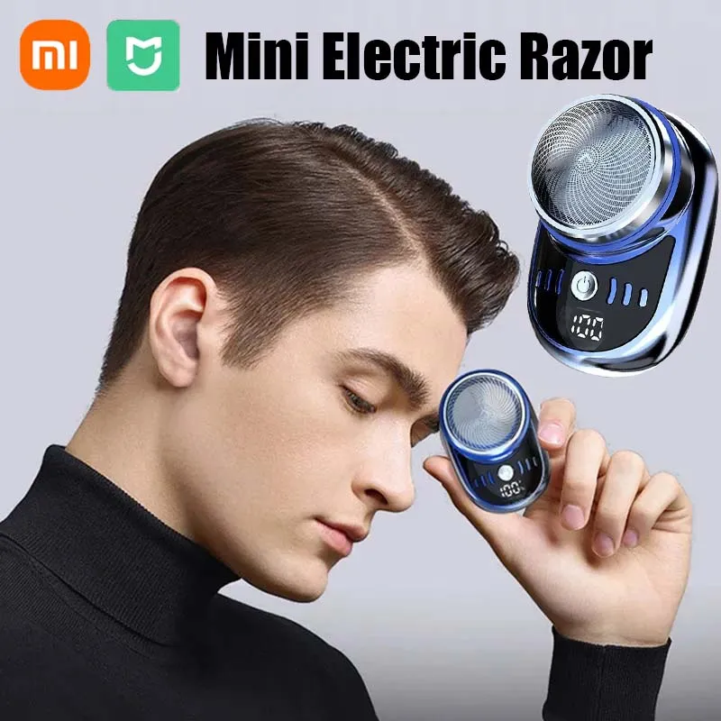 XIAOMI-Mini-Electronic-Razor-Waterproof-Rechargeable-Men-Shavers ...
