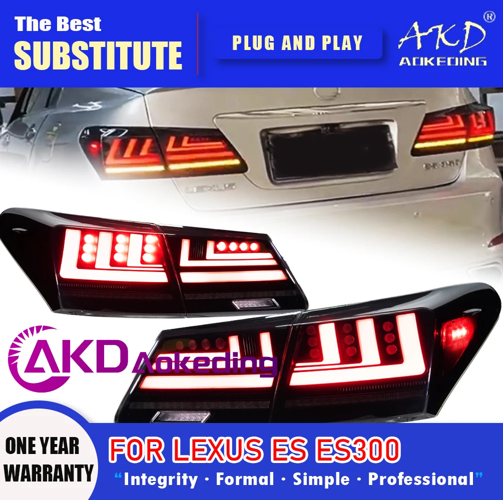 AKD Tail Lamp for Lexus ES ES300 LED Tail Light 2006-2012 ES350 ES240 ...