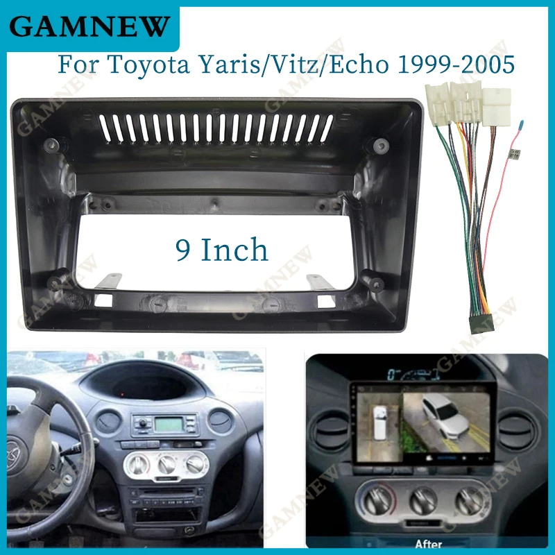 9-Inch-Car-Frame-Fascia-Adapter-Android-Radio-Dash-Fitting-Panel-Kit ...