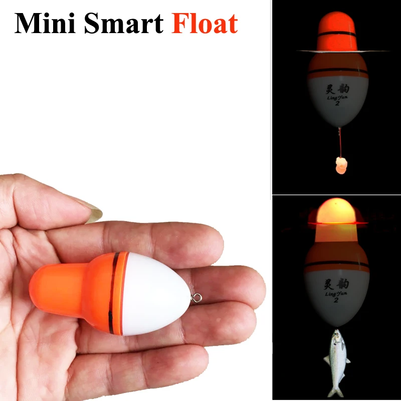Smart-Fishing-Float-Alarm-Fish-Bite-Bait-LED-Light-ON-Automatic-Mini ...