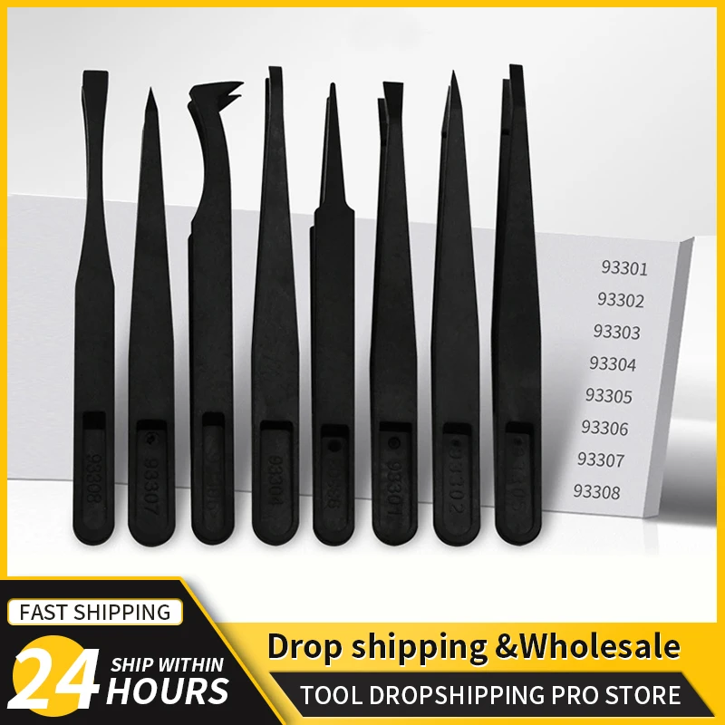 Carbon-Tweezers-Upgraded-Anti-Static-Curved-Tweezers-for-Electronics ...