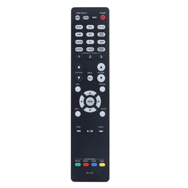 Remote-Control-RC-1183-Replace-For-Denon-AV-Receiver-AVR-X2000-AVRX2000 ...