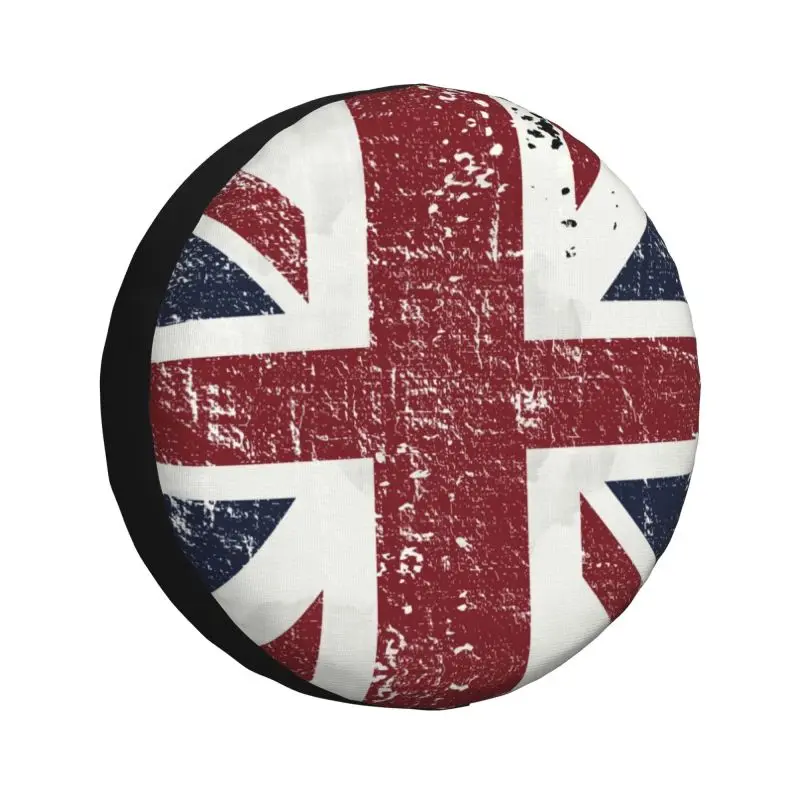Union Jack British Flag Spare Wheel Tire Cover for Prado Pajero ...
