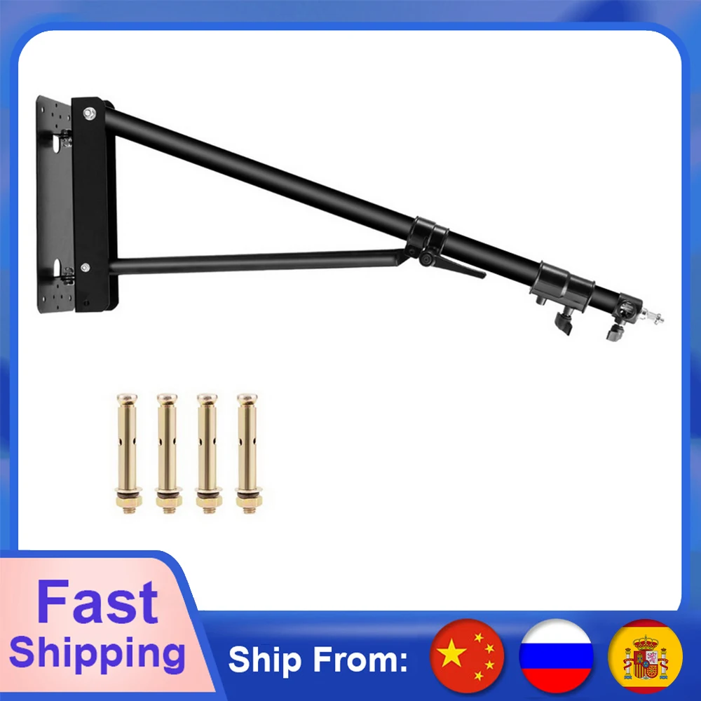 Meking-Wall-Camera-Mount-With-Triangle-Base-Adjustable-Boom-Arm-Up-To ...