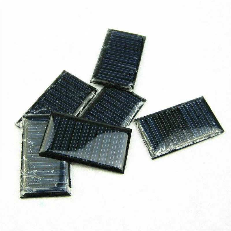 10pcs 53*30mm 5v 30ma Diy Toy Solar Panel Micro Mini Small Power Solar ...