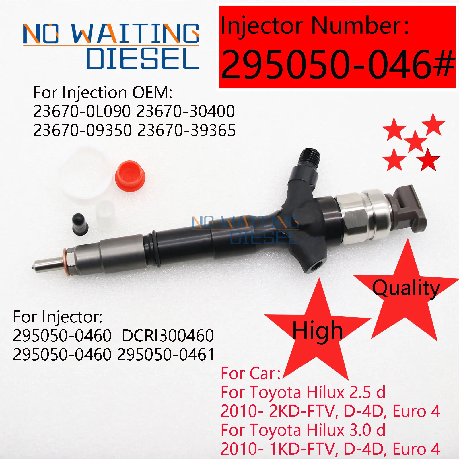 295050-0460-295050-0461-Fuel-Injector-Assembly-2950500461-Injection ...