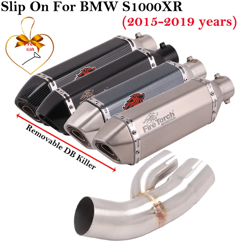 Slip On For BMW S1000XR S1000 XR 2015 - 2019 Motorcycle Exhaust System ...