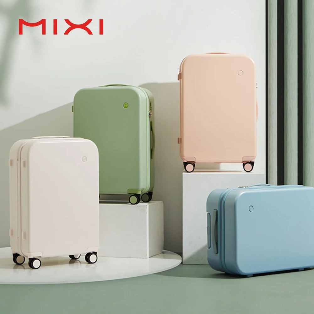Mixi-Women-Luggage-PC-Suitcase-Travel-Trolley-Case-Men-Mute-Spinner ...