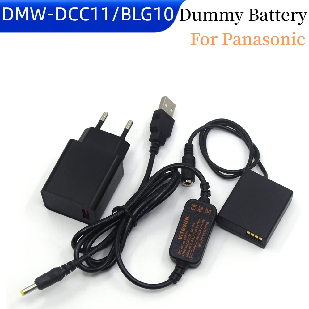 18W-Charger-USB-DC-Cable-BLG10-BLE9-Dummy-Battery-for-Lumix-GF5-GF6 ...