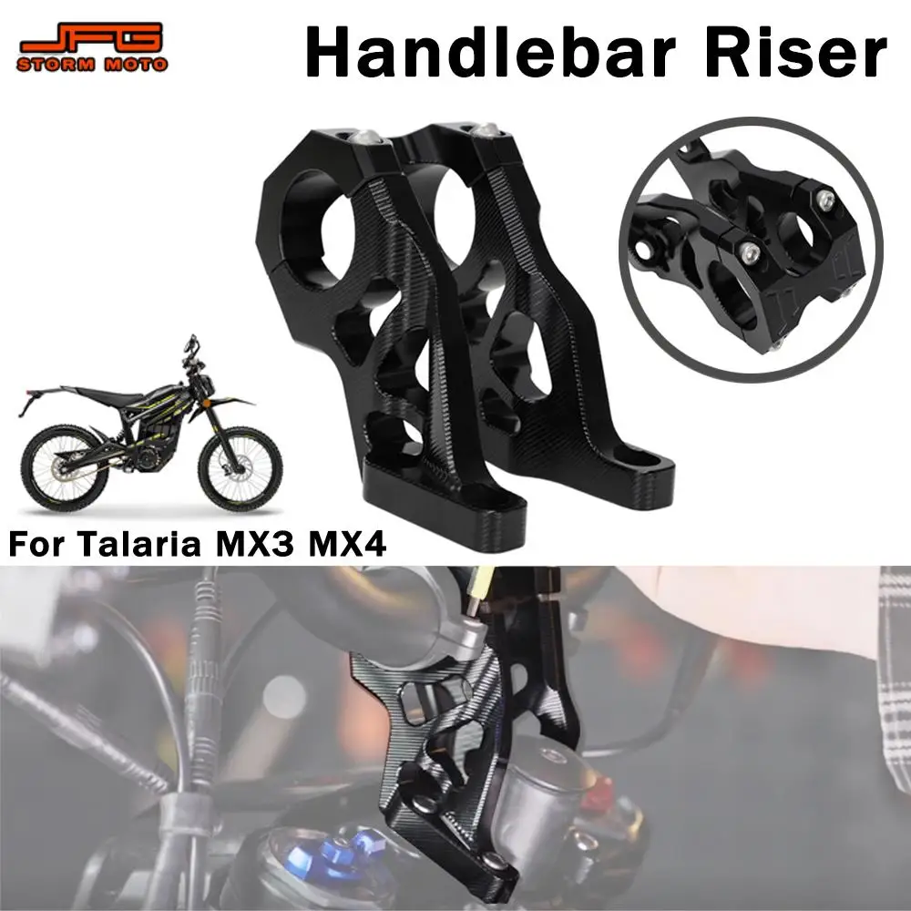 Handlebar Bar Riser Mount CNC Handlebar Bracket Aluminum For Talaria ...