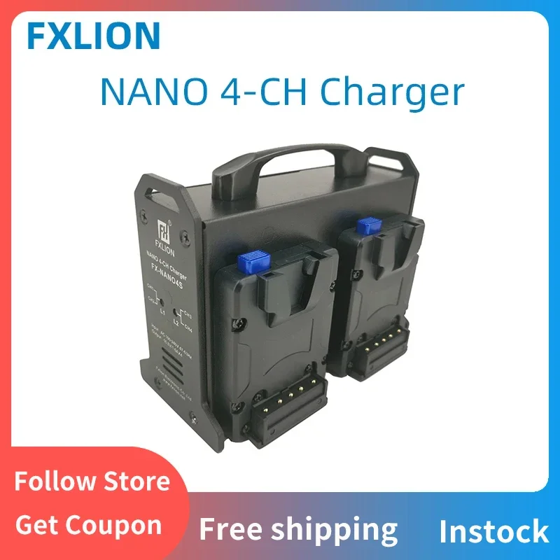 FXLION-NANO-4-CH-Charger-Best-Portable-V-Mount-Battery-For-Blackmagic ...