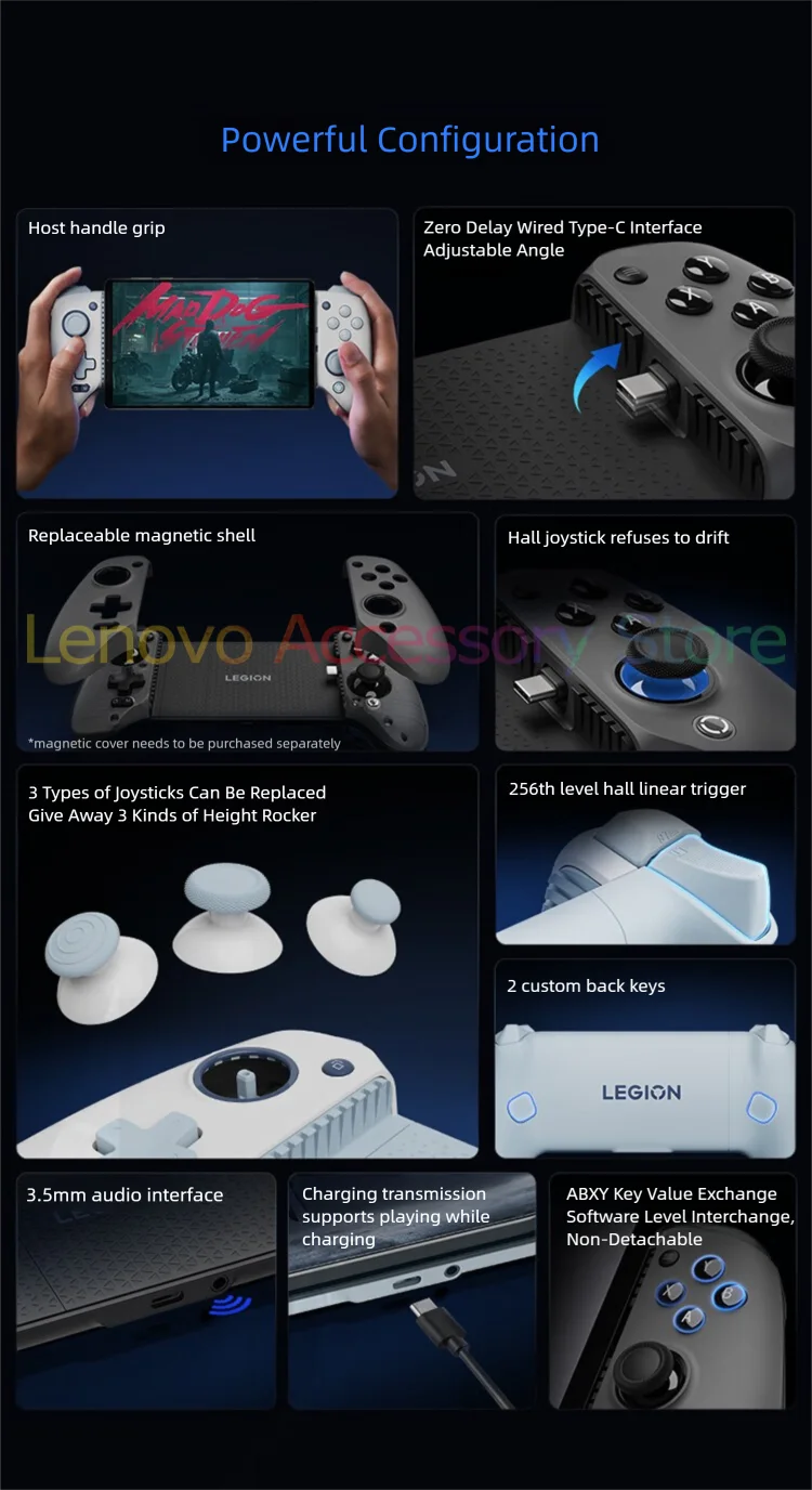 Игровой контроллер Legion Gamepad G7 для телефонов Android, планшетов ...