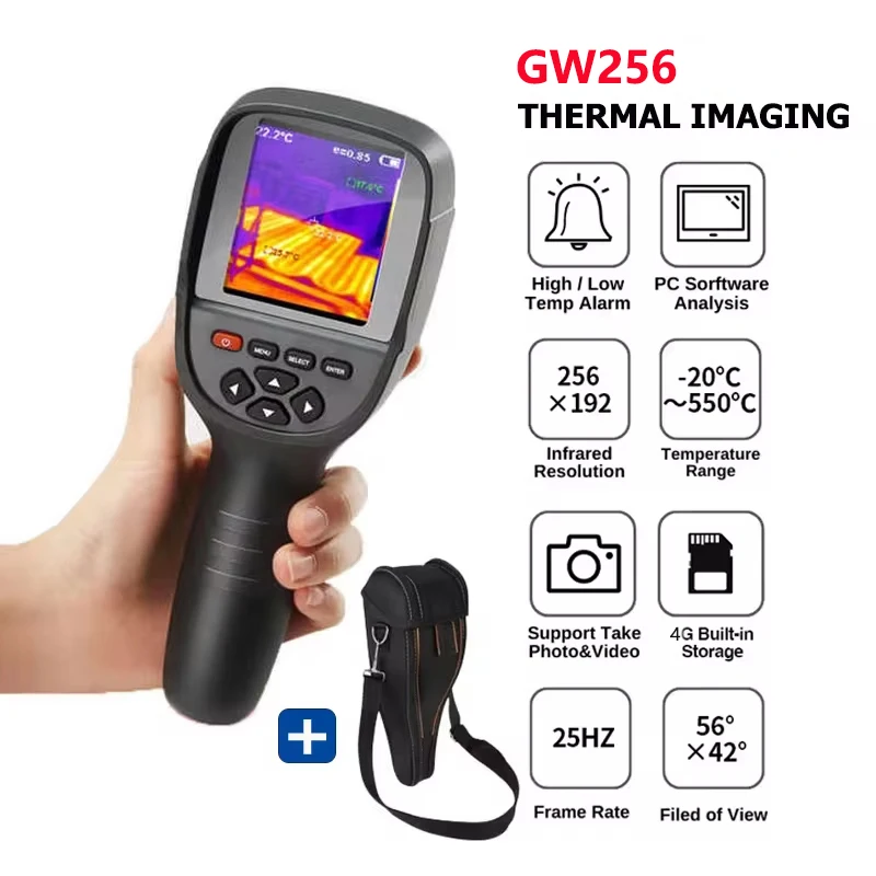 GW256-Thermal-Imaging-Camera-for-Water-Pipe-Leak-and-Power-Electrical ...