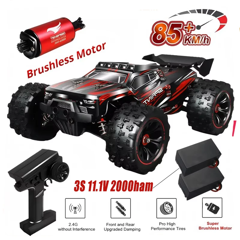 4WD Remote Control Car Off Road 4x4 RC High Speed Buggy Truck Super ...