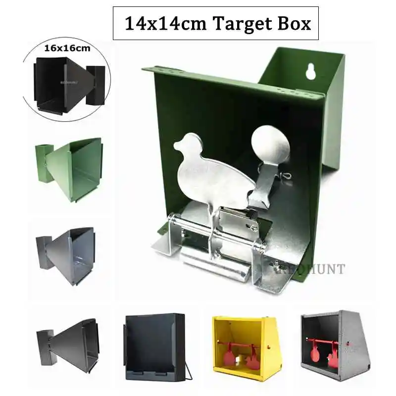 Outdoor-Slingshot-Shooting-Target-Box-Recycle-BB-Ammo-Heavy-Metal ...