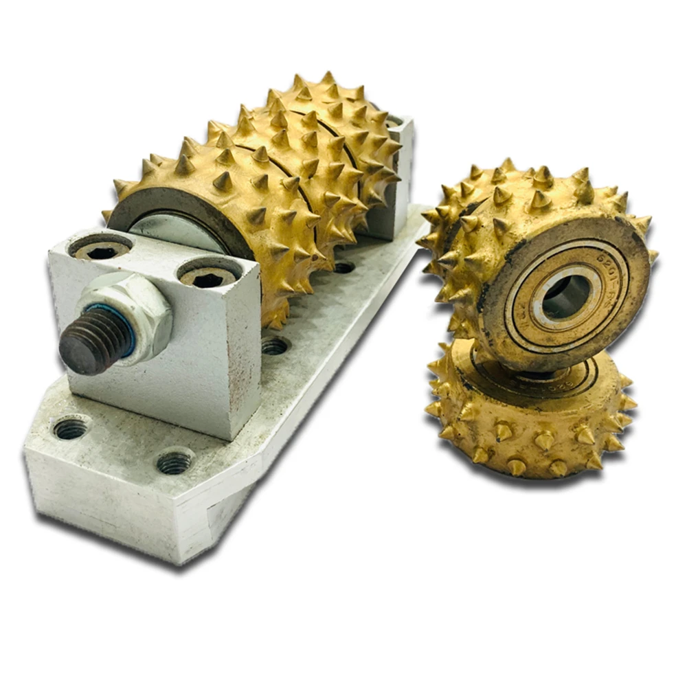 BH29-Three-Tungsten-Carbide-Roller-Heads-Fickert-Diamond-Chipping-Bush ...