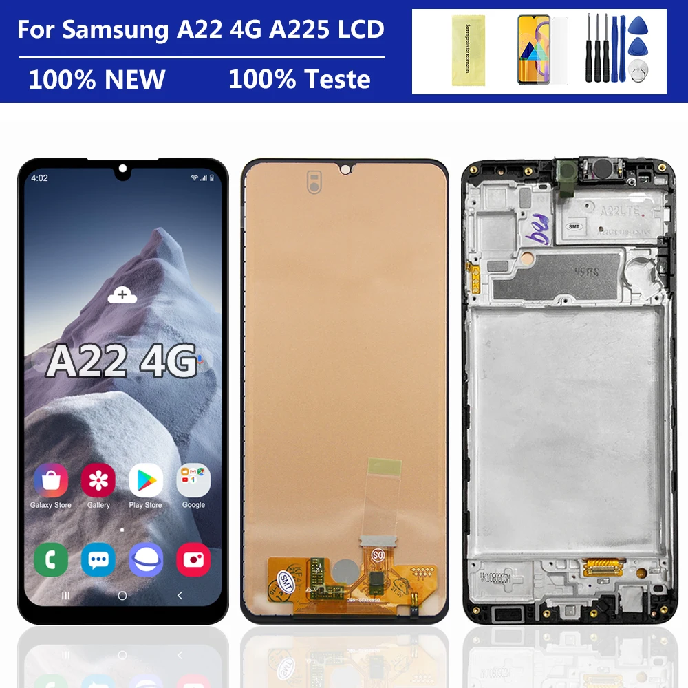 100-Tested-For-Samsung-A22-4G-A225-A225F-SM-A225F-SM-A225F-DS-LCD ...
