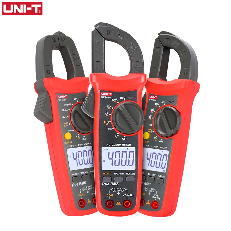 UNI-T-UT210-Series-Clamp-Ammeters-Temperature-Voltage-Tester-LCD ...