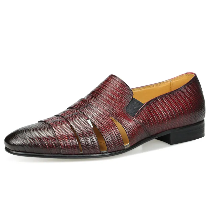Leather-Sandals-Men-Comfortable-Outdoor-Casual-Fashion-Shoe-Wine-Red ...