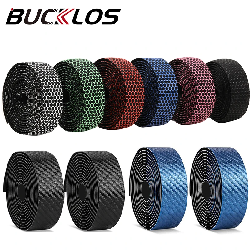Bucklos Road Bicycle Handlebar Tape Comfortable Soft Cycling Drop Bar ...