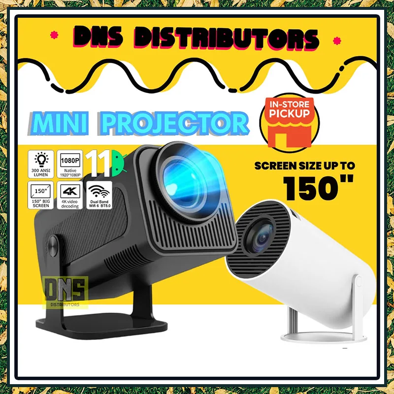 Portable-Mini-Projector-HY300-HY320-Android-11-4K-Projector-8000-Lumens ...