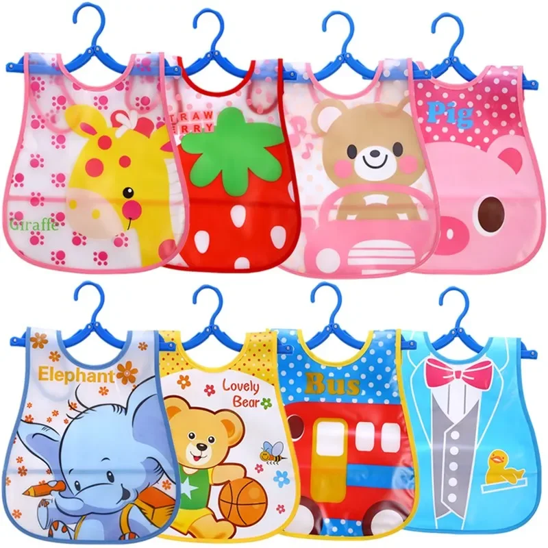 Adjustable-Cartoon-Animals-Baby-Waterproof-Colorful-Infant-Bib ...
